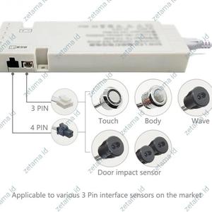 Jual Sistem Lampu Sensor Lemari Rak Power Supply Soket Sensor ...