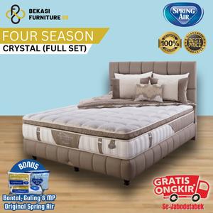 Jual FULL SET Kasur Spring Air Spring Bed Four Seasons CRYSTAL - Kota ...