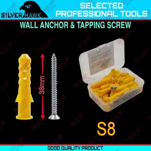 Jual Angkur Baut Set Tembok sekrup Dinding Tembok Angkur Nylon Wall ...