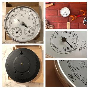 Jual Analog Wall Barometer Thermometer Hygrometer Temperature Humidity ...