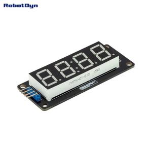 Jual 4 digits GREEN LED 7 Segment Tube Display 4bits TM1637 by Robotdyn ...