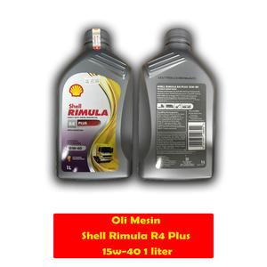 Jual Oli Mesin Shell Rimula R4 Plus 15w40 15w-40 1 Liter - 45766 ...