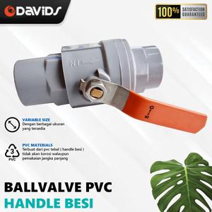 Jual Stop Kran Ball Valve Ballvalve Pvc Gagang Besi Gomeo - Kota Surabaya - tokokerayo995 ...