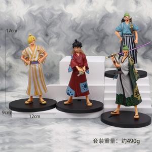 Jual Figure Set 4 One Piece Luffytaro Zorojuro Sangoro Usohachi Arc ...