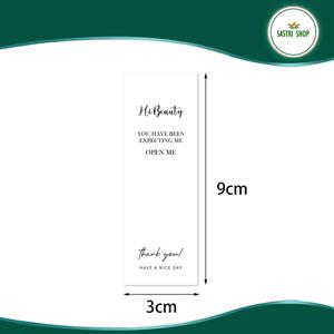 Jual :: Stiker Open Me Roll Isi 100 pcs Stiker Label Thank You for Your ...