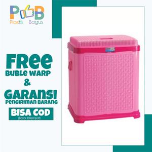 Jual Keranjang baju keranjang pakaian Joy Laundry Box (Large) Lion Star ...