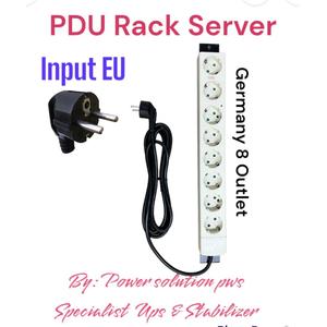 Jual BARANG TERLARIS PDU 8 PORT STOP KONTAK COLOKAN LISTRIK RACK SERVER ...