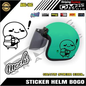 Jual Produk CUTTING STICKER HELM LUCU MURAH KODE ABG-010 Barang ...