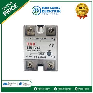 Jual Solid State Relay 1 Phase SSR-10AA - AC-AC 10 Ampere - Jakarta ...