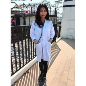 Jual JAS LABORATORIUM LENGAN PANJANG / BAJU LABORATORIUM JAS LAB / BAJU ...