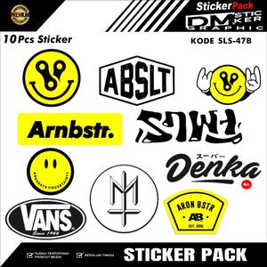 Jual Produk STICKER PACK ISI 10 PCS 10 RIBUAN KODE SLS-47 Barang ...