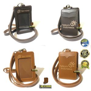 Jual Tempat Id Card TELKOM Kulit / Id Card Holder Telkom Gantung / name ...