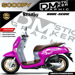 Jual Produk CUTTING STICKER SCOOPY SCOOPY NEW/LAMA FULL BODY KODE SCO-1 ...
