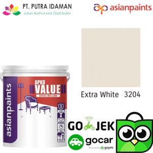 Jual ASIAN PAINT CAT TEMBOK INTERIOR VSE 25KG - Extra White 3204 ...