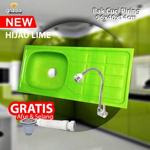 Jual New Bak Cuci Piring Warna Hijau Kitchen Sink Stainless Steel Color ...