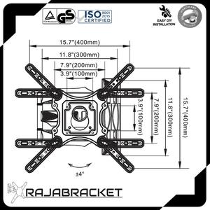 Jual NORTH BAYOU NB P4 Bracket TV Swivel 32 40 42 43 49 50 55 inch Full ...
