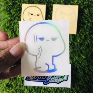Jual STICKER MIDDLE FINGER PUCEK ANIMASI LUCU v2 STIKER VIRAL cutting ...