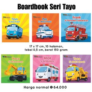 Jual BOARDBOOK Tayo Seri Mengenal Kendaraan(Tayo/Frank/Pat/Alice/Poco ...