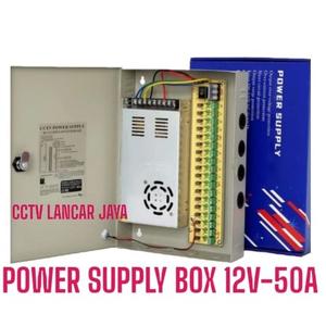 Jual Power Supply Sentral Box 12V 50A High Power 50 Ampere 12 Volt PSU ...