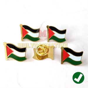 Jual Pin Flag Negara Palestina Pin Bendera Negara Palestina Flag Pin ...