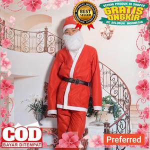 Jual Set Baju Kostum Cosplay Santa Claus Klaus Sinterklaas Merry ...