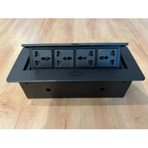 Jual GROMMET PREMIUM STOP KONTAK MEJA MEETING RAPAT 4 POWER HITAM ...