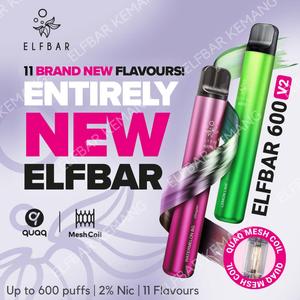 Promo ELFBAR 600 Puffs 600V2 All Variant | ELF BAR Disposable Pod Vape ...