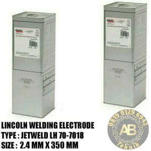 Jual kawat las lincoln size 2.4 mm lincoln welding electrode type LH70 ...