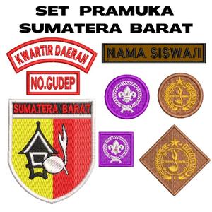 Jual Atribut Set SERAGAM PRAMUKA KOMPLIT Kwarda SUMATERA BARAT cowo ...