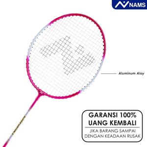 Jual NAMS RAKET BADMINTON MERAH MAGENTA SUPER KAITAN 2 / BULUTANGKIS ...