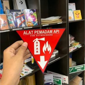 Jual Stiker K3 Alat Pemadam Api Ringan APAR/Sticker HSE light fire ...