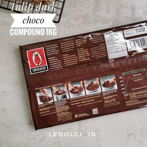 Jual Tulip Dark Chocolate Compound Tulip Dcc Dark Coklat 1 Kg - Kab ...