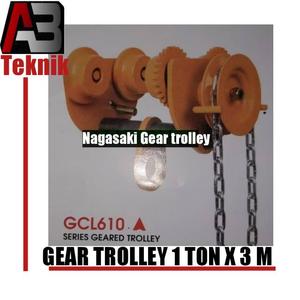 Jual Gear Trolley Manual Geared Trolley 1 ton x 3 meter Nagasaki ...
