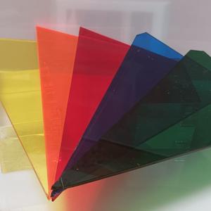 Jual ^_^ Acrylic akrilik riben Murah Tebal 5mm Transparan Warna Merah ...