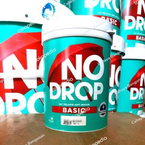 Jual NO DROP BASIC 1 KG 1KG KALENG CAT PELAPIS TEMBOK ANTI BOCOR NODROP - 32 BIRU MUDA - Jakarta ...