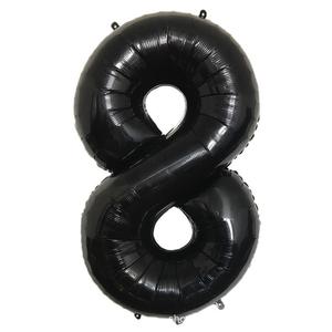 Jual Produk Balon Angka Foil 32 inch 80 cm Hitam Black Jumbo besar ...