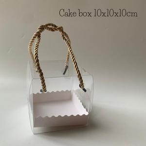 Jual Mini Box Mika 10 x 10 cm/ Box Mika Small - 10x10x10 Merah ...