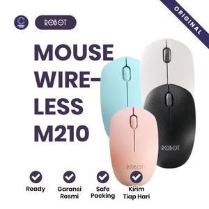 Jual Robot Mouse Wireless M210 2.4g Optical Mouse 1600 DPI - Hitam ...