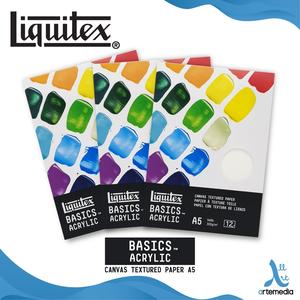 Jual Ready Kertas Gambar Liquitex Basics A5 Canvas Texture Acrylic ...