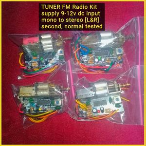 Jual Kit Tuner FM radio mono to stereo [L&R] Supply 9-12v dc Kit radio ...