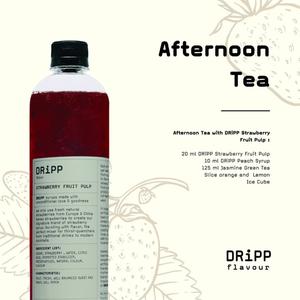 Jual Dripp Syrup Strawberry Fruit Pulp 760 ML - Rasa Strawberry Fruit ...