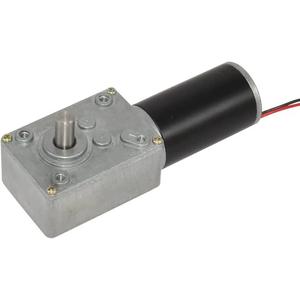 Jual Reversible 12V 24V Electric DC Worm Gear Motor 80RPM High Torque ...