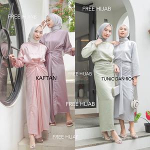 Jual Inner Kaftan| Tunic Rok Lilit | Inner Lengan Panjang | Inner ...