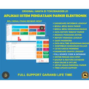 Jual APLIKASI WEB SOURCE CODE SISTEM MANAJEMEN PARKIR KENDARAAN LENGKAP ...