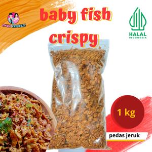 Jual KERIPIK BABY FISH CRIPY PEDAS DAUN JERUK 1 KILO GRAM - Jakarta ...