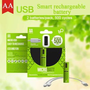 Jual Baterai Cas Rechargeable Micro USB 2PCS - Jakarta Barat ...