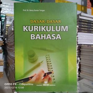 Jual Buku Original: Dasar - Dasar Kurikulum Bahasa ( Dasar - Dasar - Jakarta Selatan - Prima Jr ...