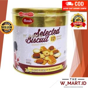 Jual MONDE BISKUIT KALENG SELECTED BISCUIT 800 GR LEBARAN - Jakarta ...