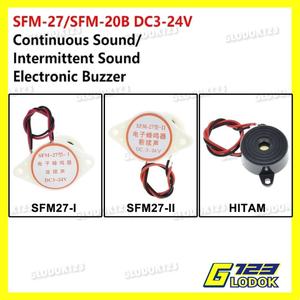 Jual Continuous Alarm DC 3V-24V Piezo Active Buzzer SFM27 Speaker 5V 9V 12V - SFM27-II - Jakarta ...