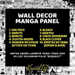 Jual Kreaktif Poster Anime Manga Wall Decor Panel Komik - Wallpaper ...